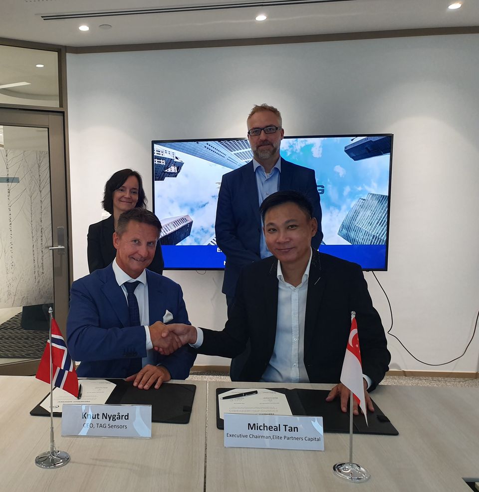 Elite Partners Capital i Singapore investerer 19 MNOK i TAG Sensors ...