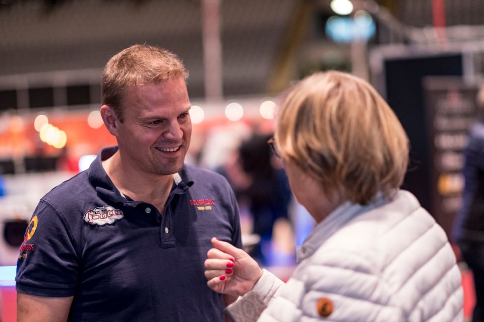 Kjersti Bergesen og Einar Nilsson pusser opp «live» på Boligmesse ...