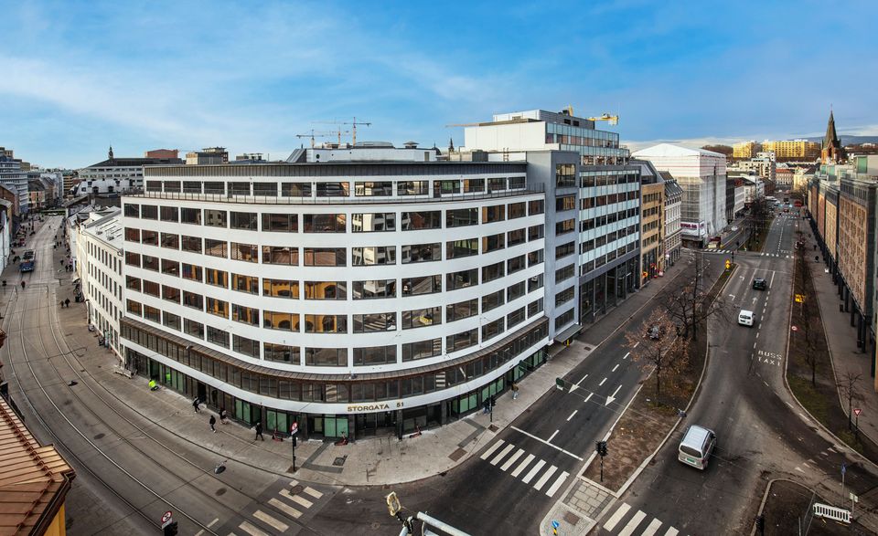 Studieforbundet AOF til funkisbygget i Storgata | Entra ASA