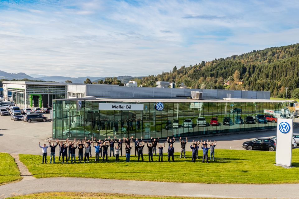 Møller Bil Orkdal ble Årets Volkswagen forhandler 2020 | Volkswagen