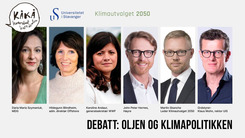 Klimautvalget tar petroleumsdebatten | Universitetet i Stavanger (UiS)