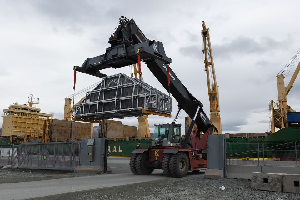 EISCAT_3D-antennene er ankommet Tromsø | UiT Norges arktiske universitet