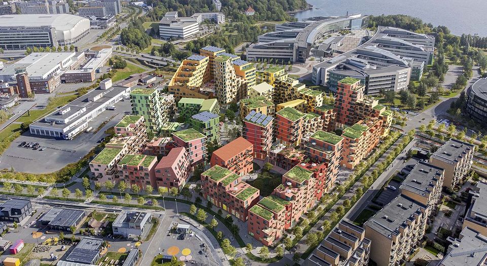 Det første byområdet på Fornebu tar form | OBOS