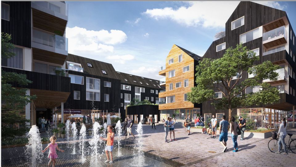Strøm Gundersen bygger Heggedal Torg | AF Gruppen