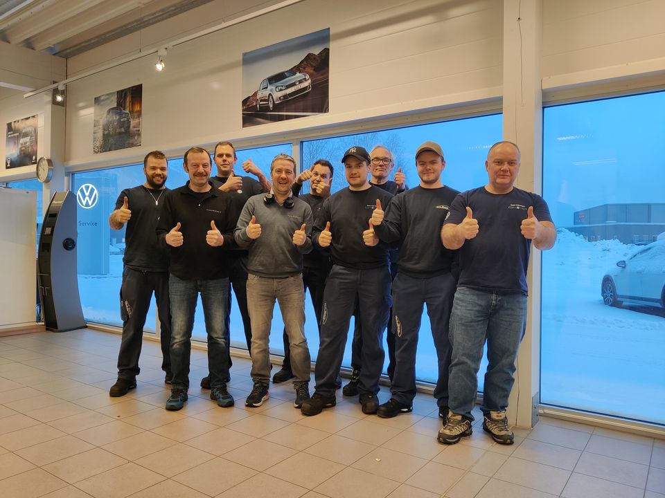 Hansens Bilverksted årets Volkswagen-forhandler | Volkswagen