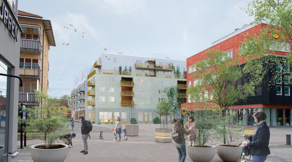 HMB to build a new central residential district in Knivsta | AF Gruppen ASA