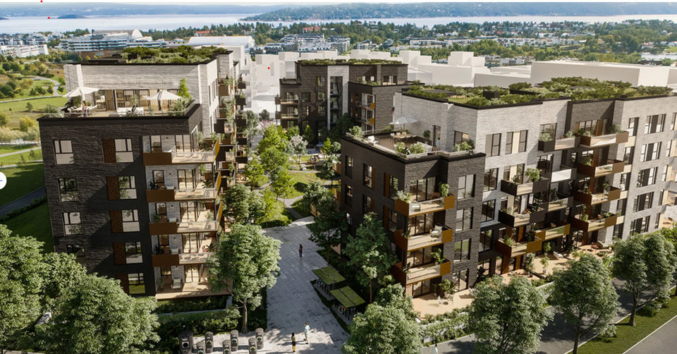 Building apartments for OBOS at Fornebu | AF Gruppen ASA