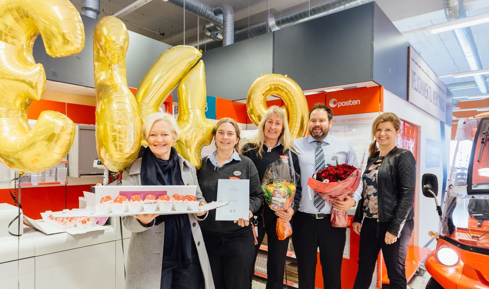 Posten på Pindsle er best i Norge | Posten Norge