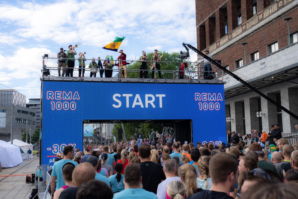 REMA 1000 kutter 420 kg plast under Oslo Maraton | REMA 1000