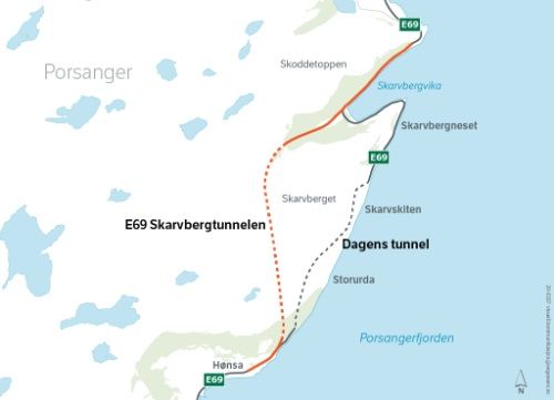Presseinvitasjon Til Vegåpning E69 Skarvbergtunnelen Statens Vegvesen