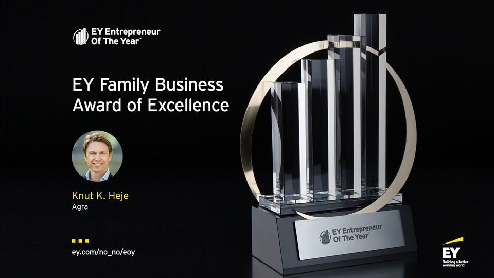 EY Family Business Award of Excellence til Agra | Mills