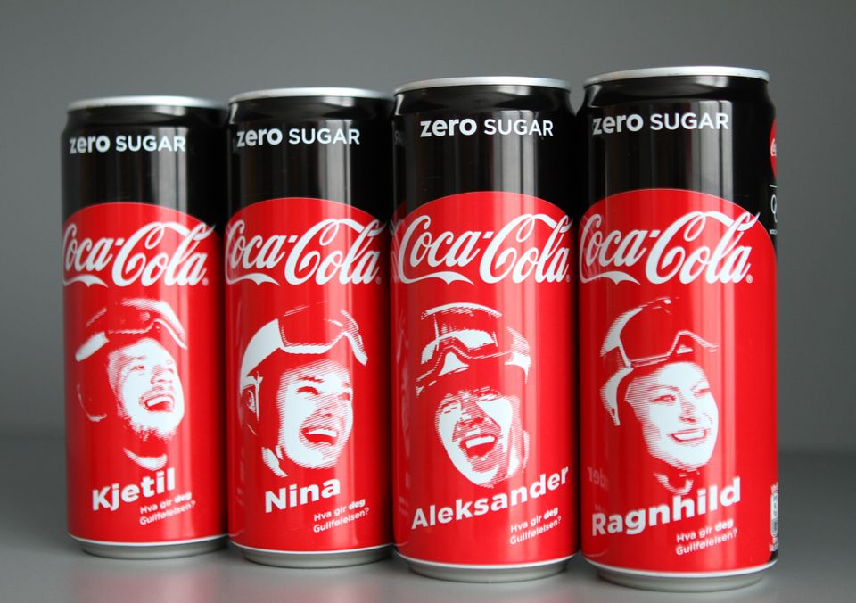 For første gang: Norske idrettsutøvere på boksene til Coca-Cola | Coca ...