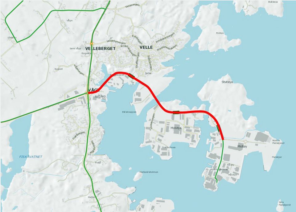 Bedre veg til Karmsund havn | Statens vegvesen