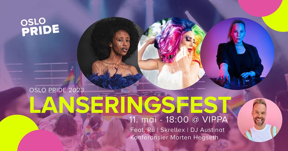 Presseinvitasjon: Lanseringsfest Oslo Pride 2023 | Oslo Pride