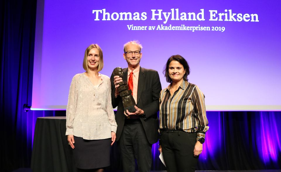 Thomas Hylland Eriksen mottok Akademikerprisen | Akademikerne
