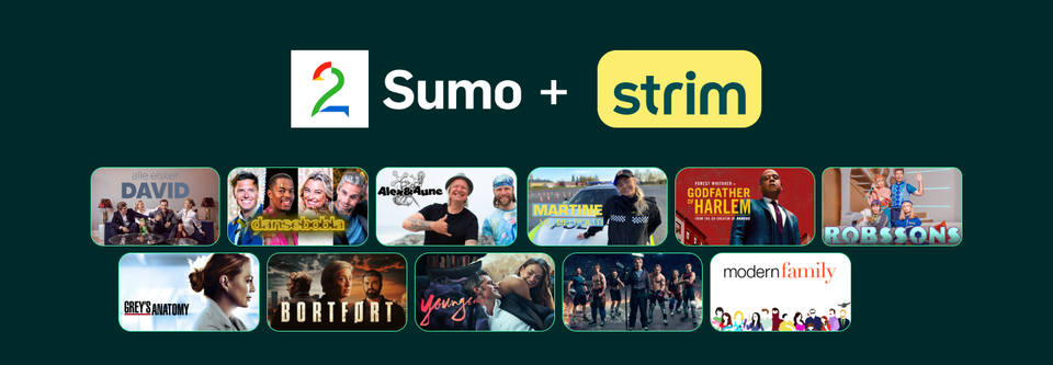 TV 2 Sumo inkluderes i strømmetjenesten Strim | RiksTV
