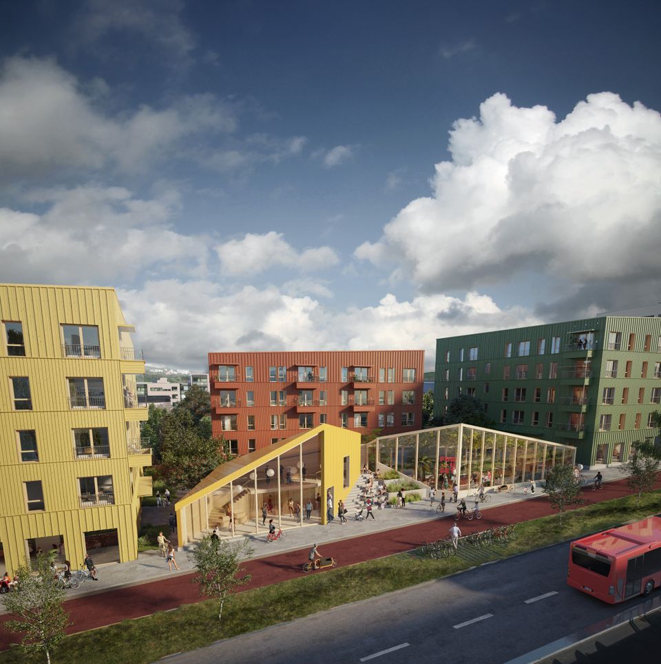 Bygger boliger og nabolagshus på Furuset | OBOS