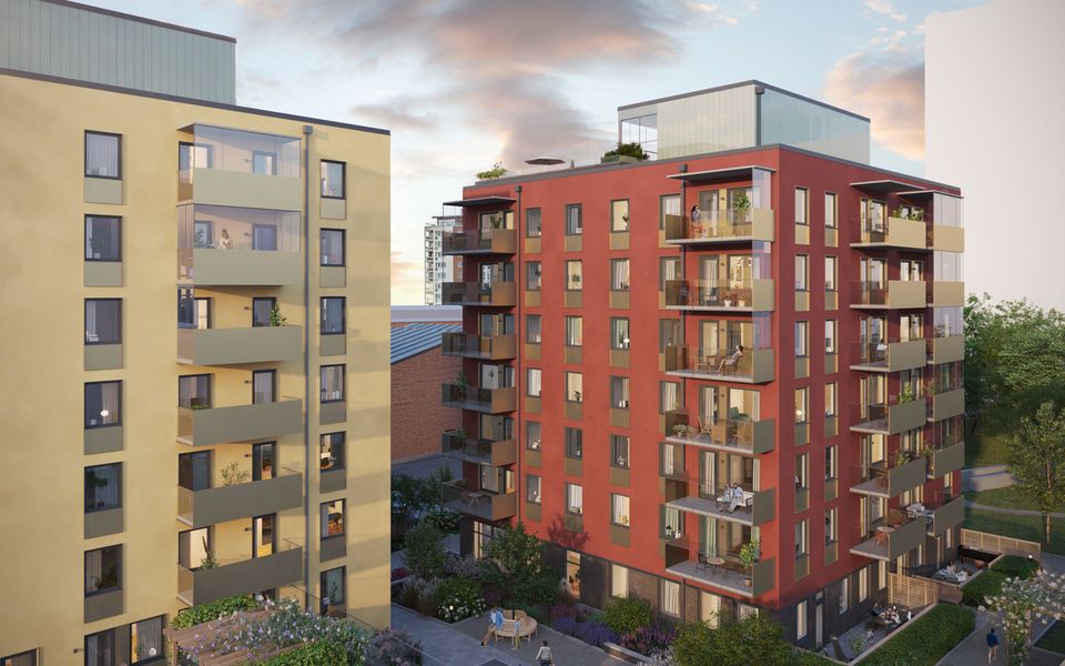 Building 63 apartments in Västerås | AF Gruppen ASA