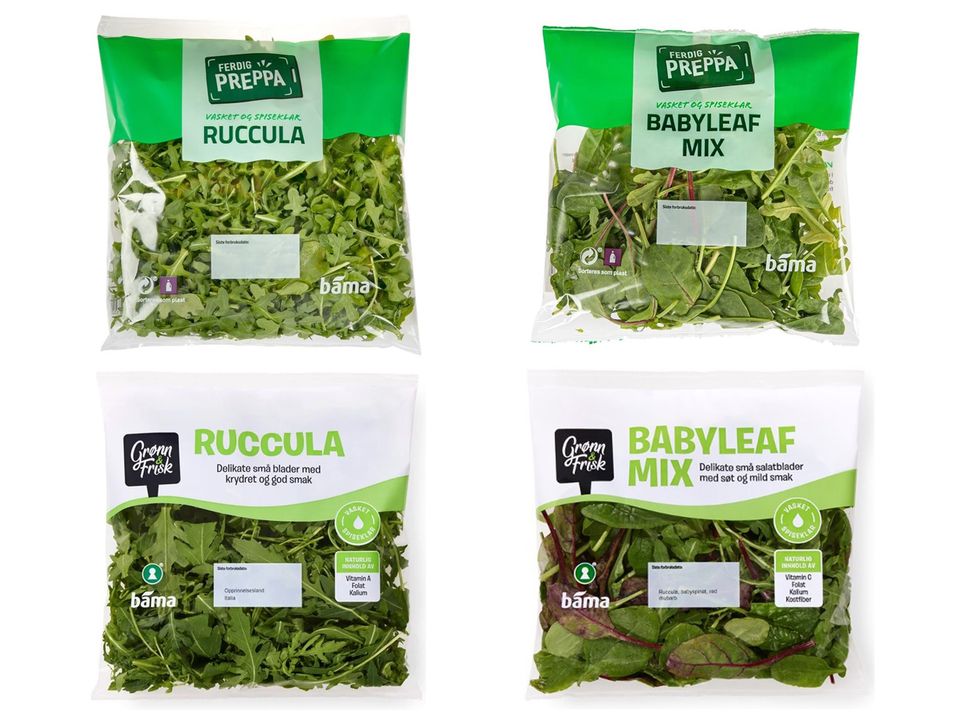 BAMA tilbakekaller Ruccula og Babyleaf Mix | BAMA