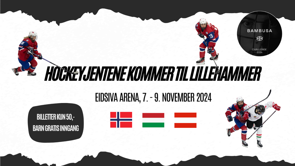 Landskamper i Eidsiva Arena | Norges Ishockeyforbund