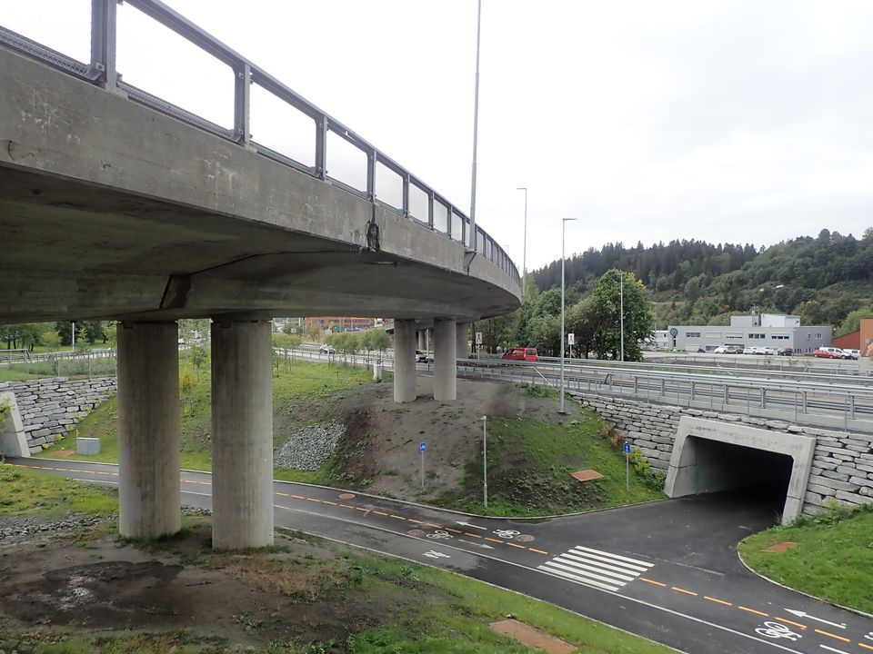 Vedlikehold av E6 Sluppen Viadukt i Trondheim starter etter påske – vil få trafikale ...