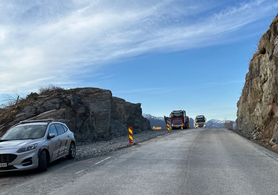 Stenger Brunsvik-Almenningen på natta i veke 15 | Statens vegvesen