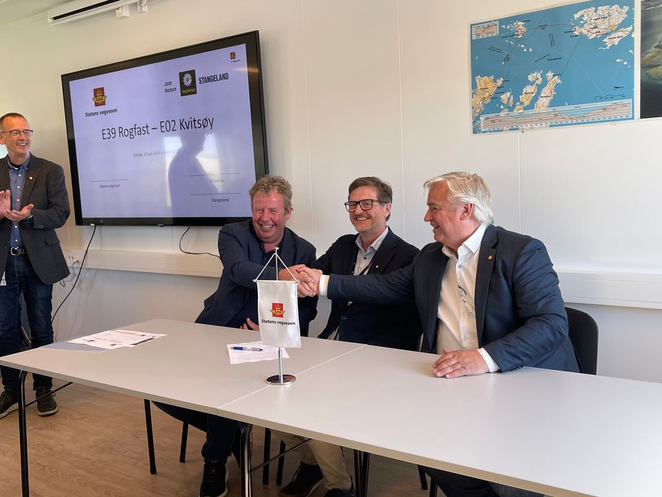 Den største kontrakten på Rogfast er signert | Statens vegvesen