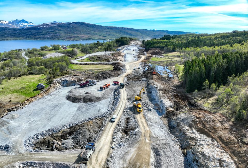 God fremdrift i Nord-Norges største vegprosjekt | Statens vegvesen