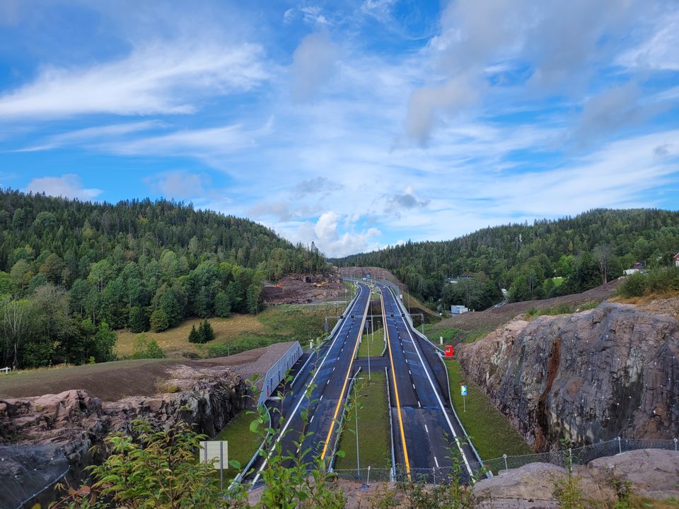 E16 Bjørum–Skaret åpner for trafikk tirsdag 16. desember | Statens vegvesen