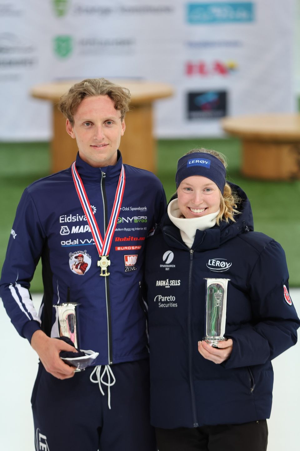 Kongepokal til Sander Eitrem og Ragne Wiklund | Norges Skøyteforbund