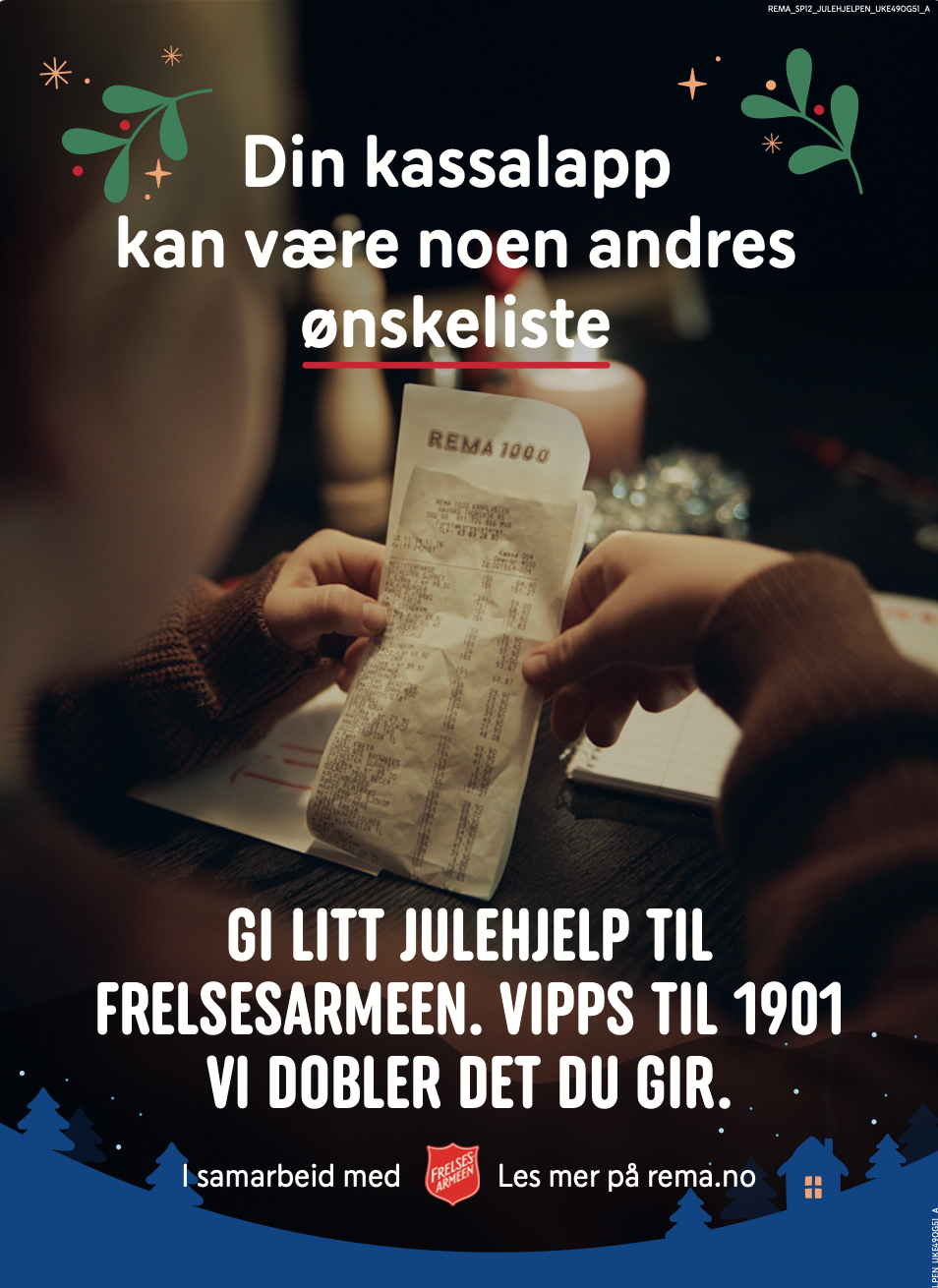 REMA 1000 og Frelsesarmeen går sammen for å hjelpe før jul | REMA 1000