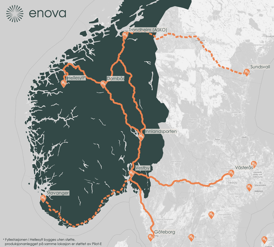 Norges første komplette energistasjon | Enova