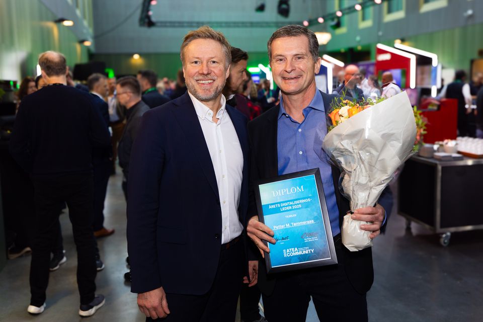 Petter M. Tømmeraas fra Aker kåret til «Årets digitaliseringsleder ...
