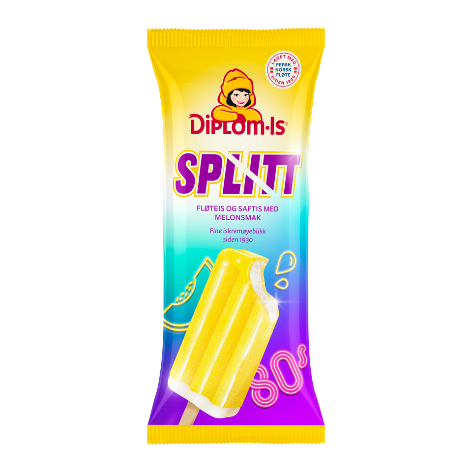 Diplom-Is henter tilbake 80-tallsfavoritten Splitt | Diplom-Is
