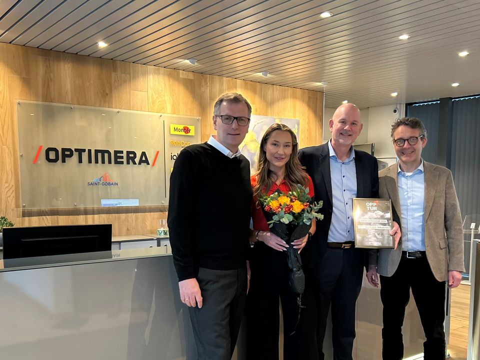 TTI kåret til årets leverandør: Kraftig vekst for Ryobi og Milwaukee hos Optimera | Optimera