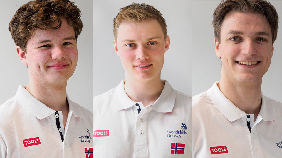 3 unge fagarbeidere fra Innlandet skal til Yrkes-VM 2024 i Lyon, Frankrike | WorldSkills Norway