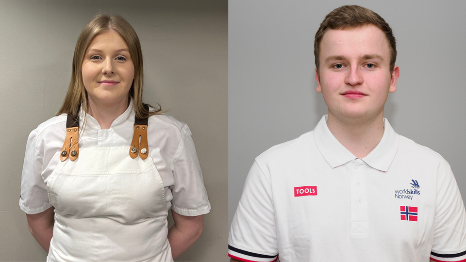 2 unge fagarbeidere fra Stavanger skal til Yrkes-VM 2024 i Lyon, Frankrike | WorldSkills Norway