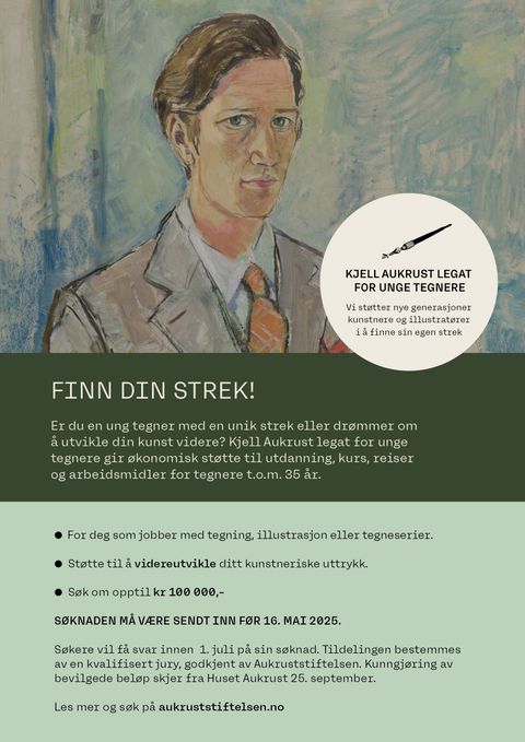 Kjell Aukrust legat for unge tegnere | Kari og Kjell Aukrust stiftelse ...