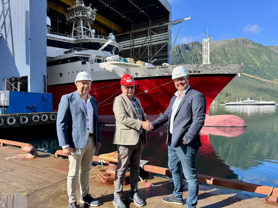 VARD TO CONVERT SEISMIC RESEARCH VESSEL FOR SANCO SHIPPING | Vard Group