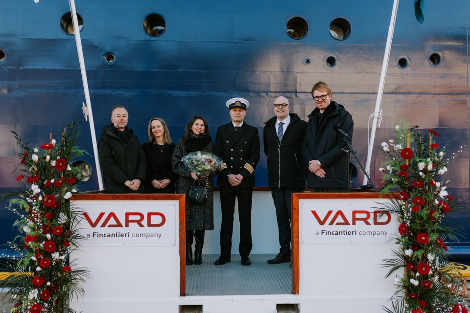 Naming ceremony for Windward Paris at Vard Brattvaag | Vard Group