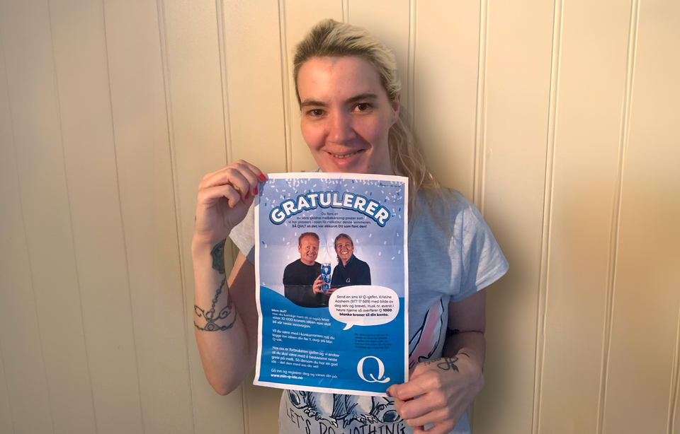 Fant penger i melkekjølen | Q-Meieriene