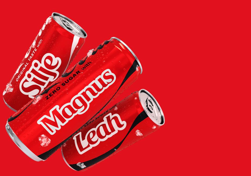 Nå er disse tilbake – med navnet ditt i stedet for den kjente logoen ...