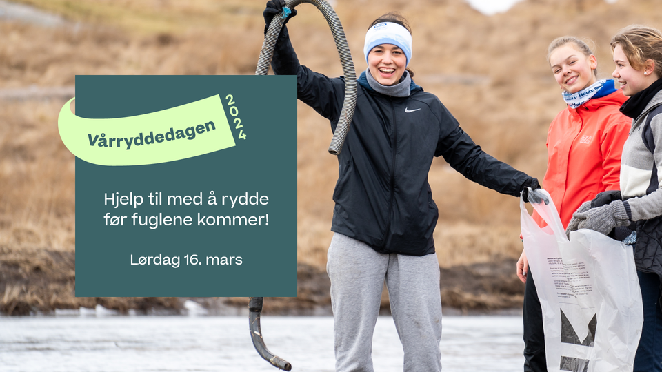 Lørdag 16. mars er det Vårryddedagen! | Hold Norge Rent